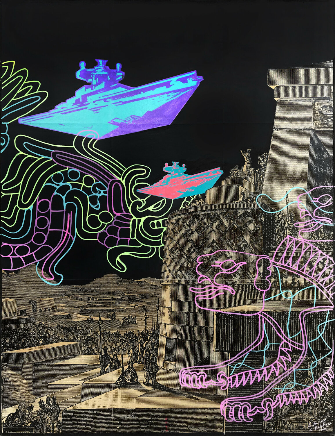 A new world order by Edmond Li Bellefroid (2015) : Painting Acrylic ...