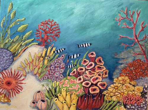 Coral Reef Painting Easy