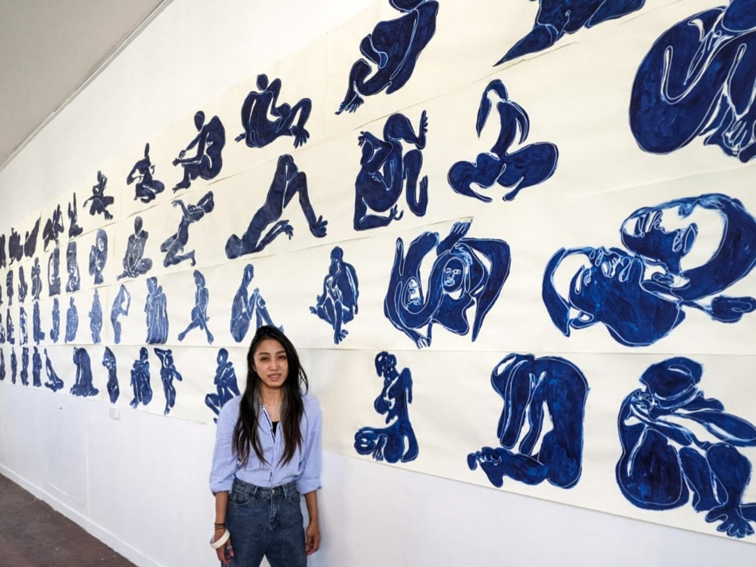 Journey 24 // a Part of an installation by Rebecca Wing Sze Lam (2022) : Painting Acrylic on ...