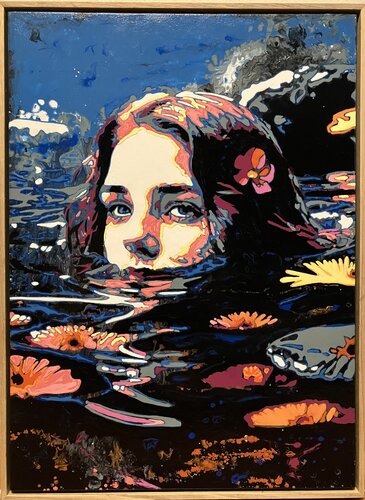 Splendid is the Flower by Kerry A. Inkster (2024) : Painting Acrylic ...