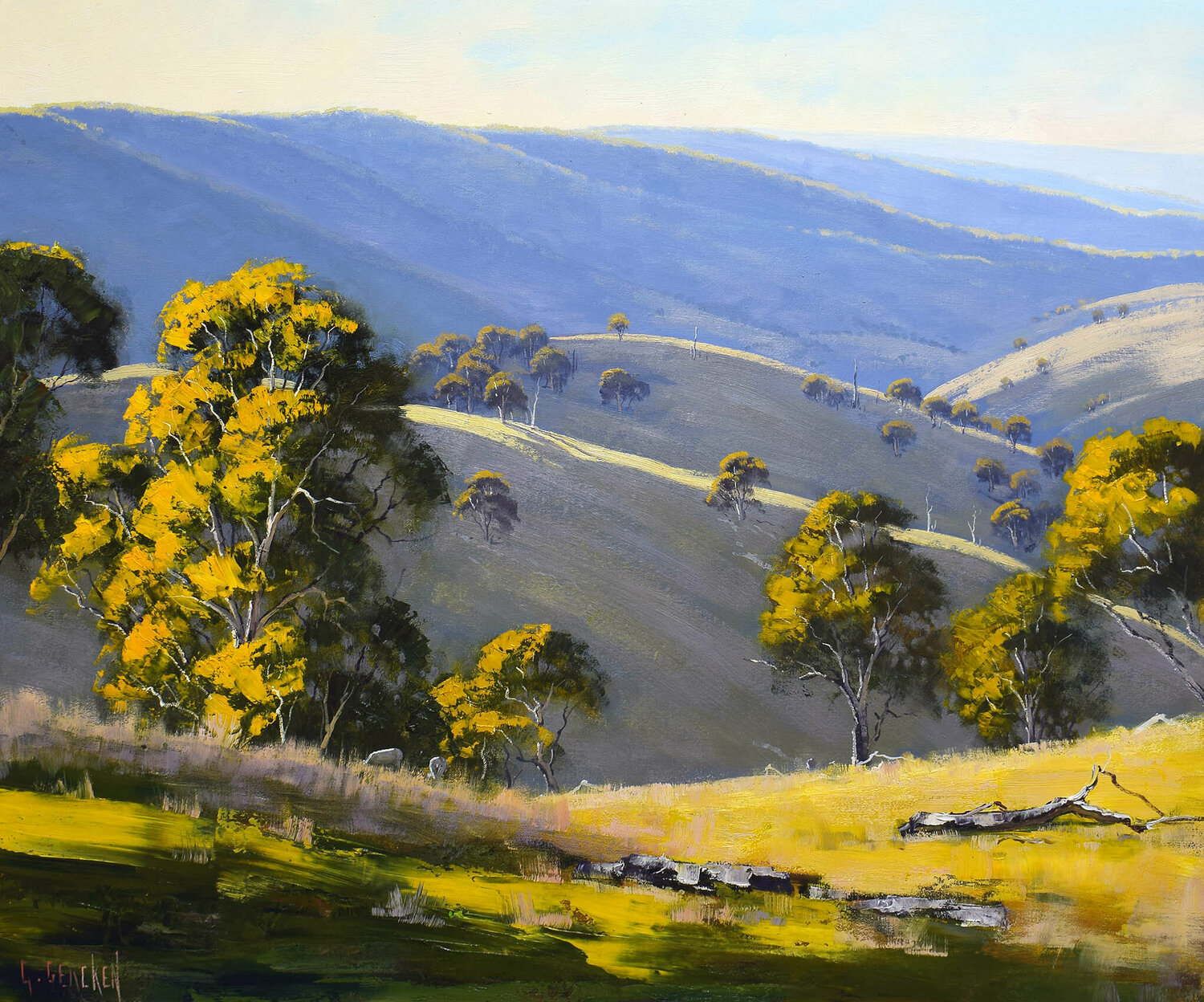 Summer Landscape Painting