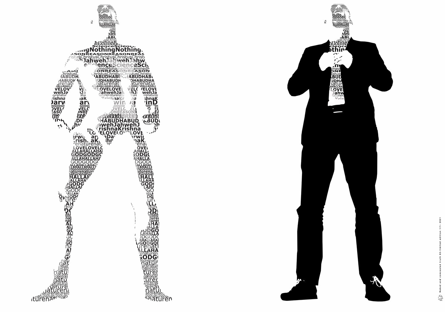 The Naked and Concealed Truth 02 by Marit Otto (2021) : Print Giclée ...