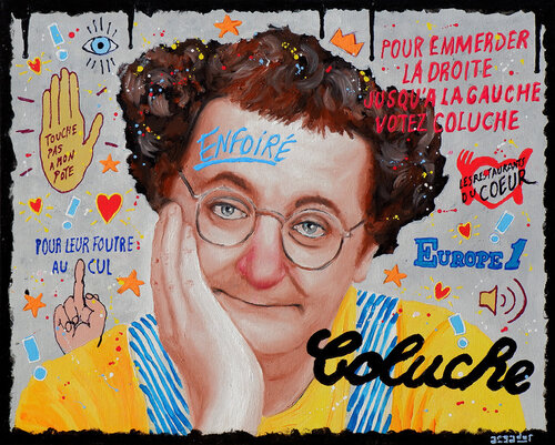 ENFOIRE by Argadol (2024) : Painting Acrylic, Oil on Canvas - Singulart