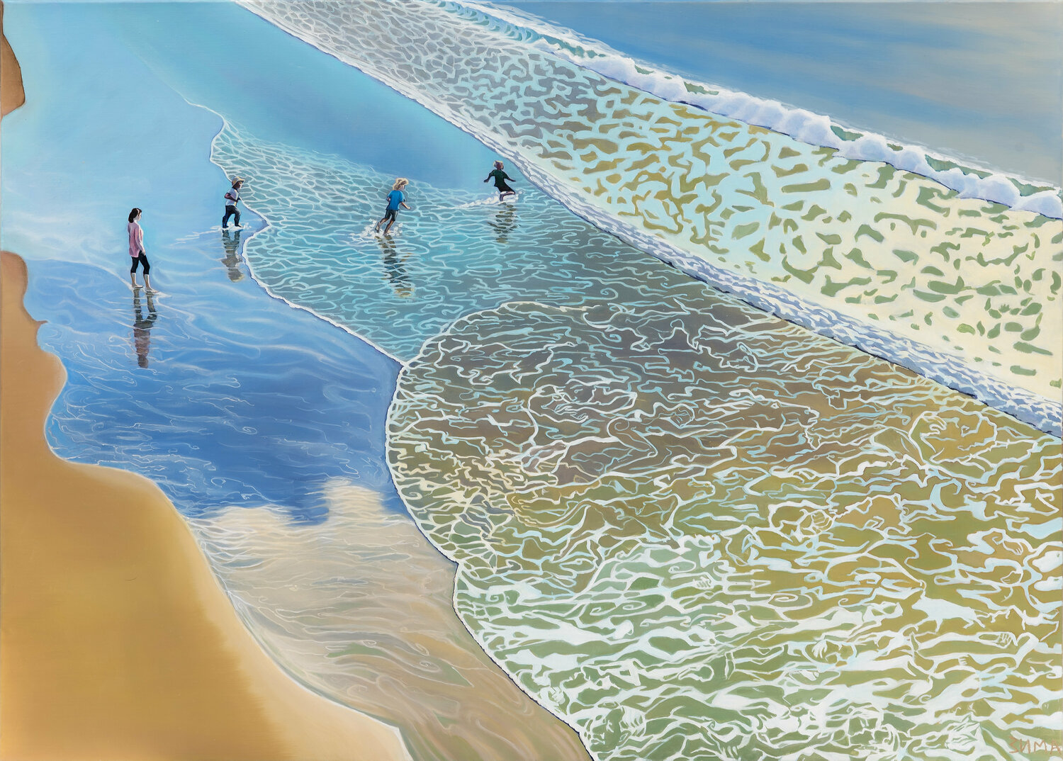 West coast by Elena Zima (2018) : Painting Oil on Canvas - Singulart