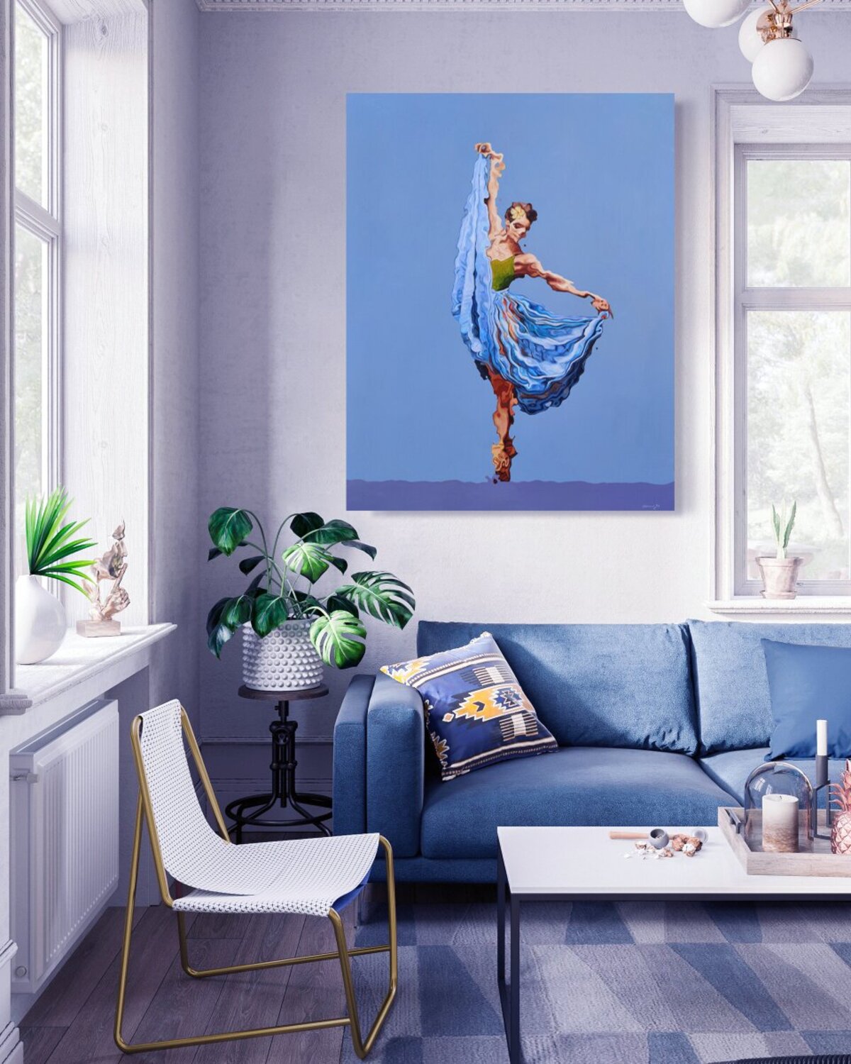 Tempus fugit, la danza de la Catrina by Dacio García (2022) : Painting ...