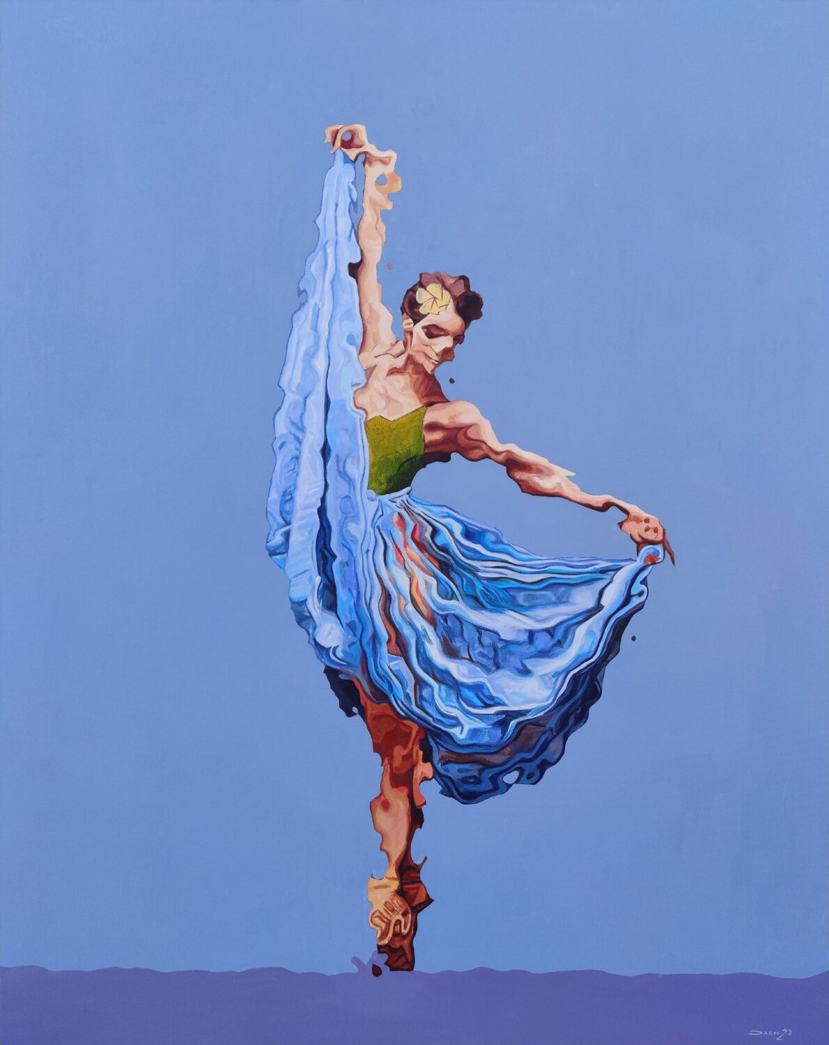 Tempus fugit, la danza de la Catrina de Dacio García (2022): Pintura ...