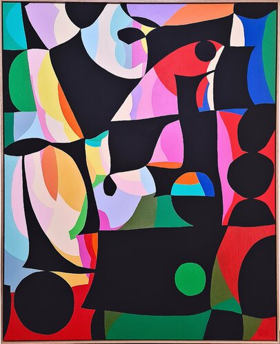 My day and your night by Amy Kim (2024) : Painting Acrylic on Canvas ...