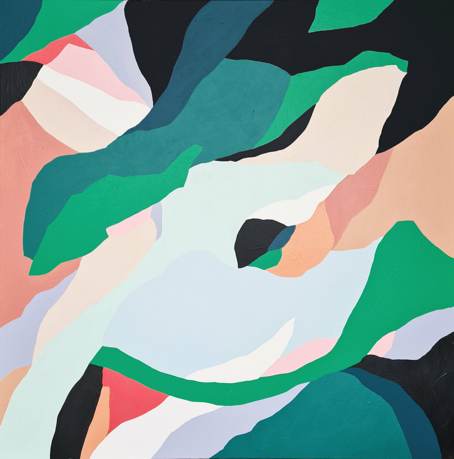 Morning walk by Amy Kim (2021) : Painting Acrylic on Canvas - SINGULART