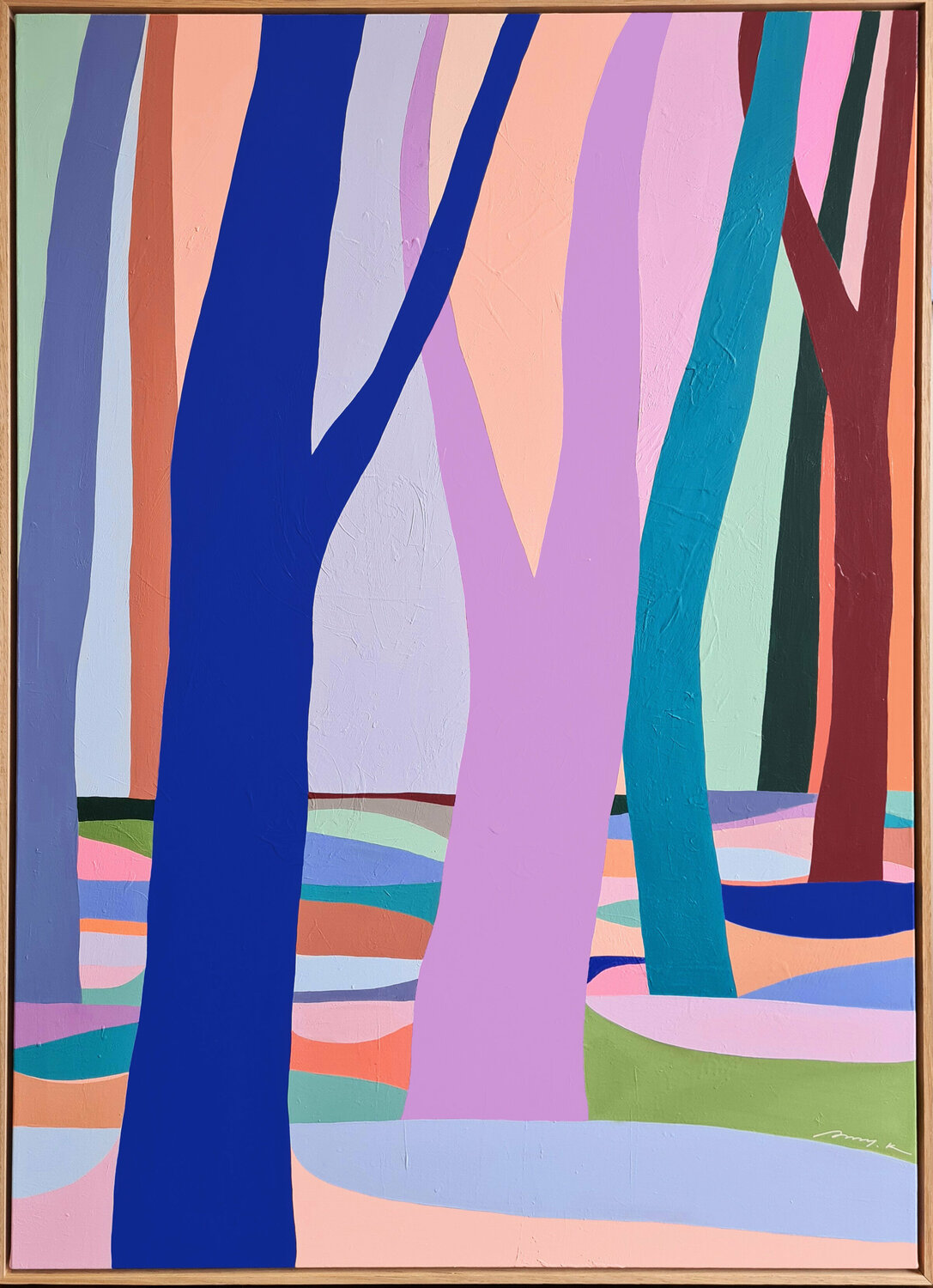 Stay in touch by Amy Kim (2021) : Painting Acrylic on Canvas - SINGULART