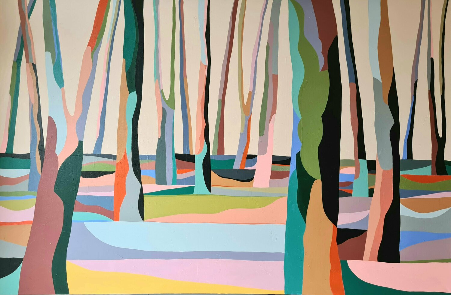 Amongst While by Amy Kim (2021) : Painting Acrylic on Canvas - Singulart