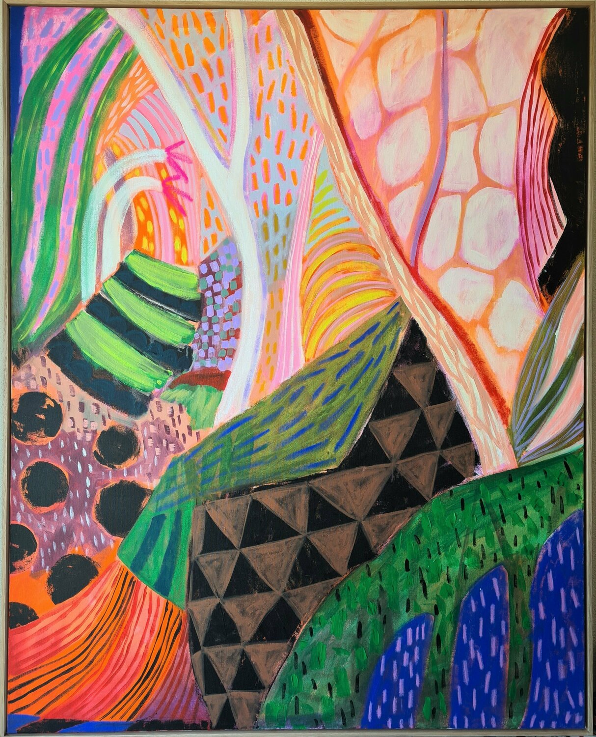 Dream Walk by Amy Kim (2022) : Painting Acrylic, Pastel on Canvas ...