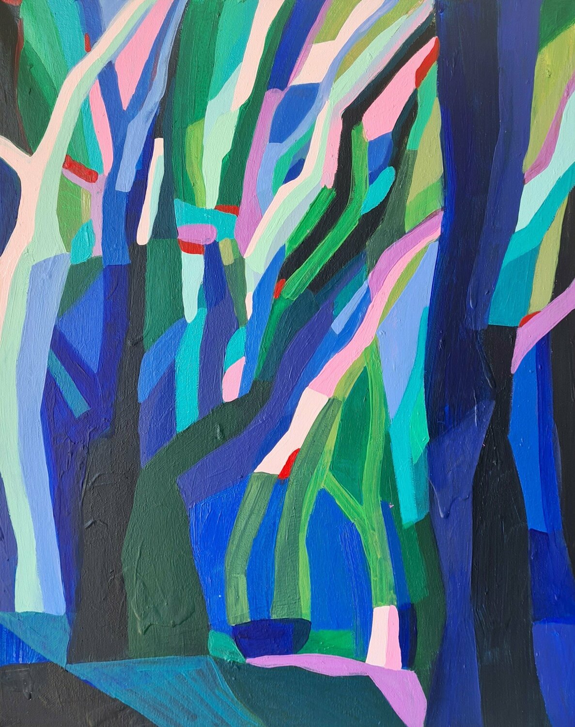 Blue me away by Amy Kim (2022) : Painting Acrylic on Canvas - Singulart