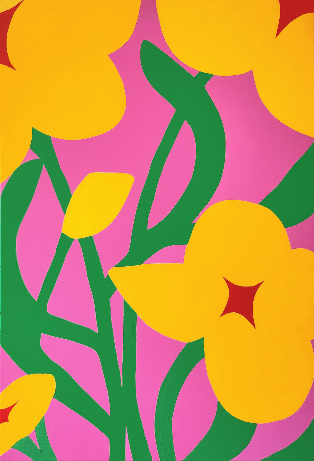 Dazzled in Pink by Amy Kim (2025) : Painting Acrylic on Canvas - Singulart