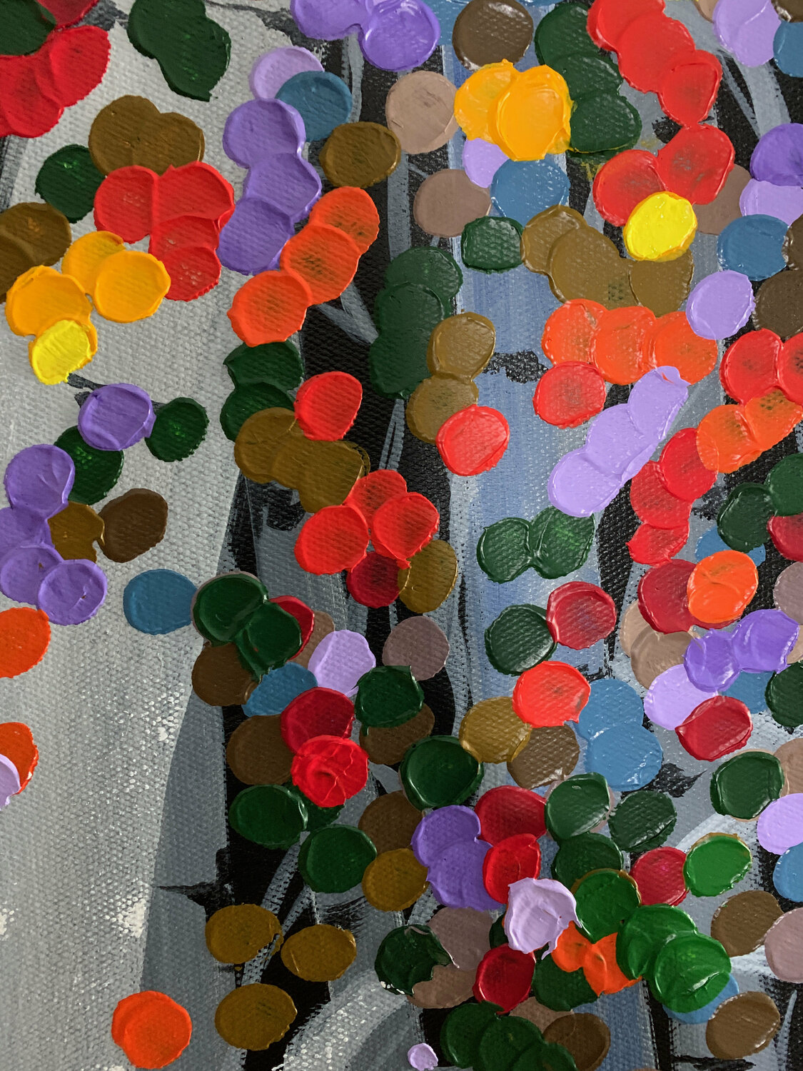 Birch Time by Tom Roso (2020) : Painting Acrylic on Canvas - Singulart