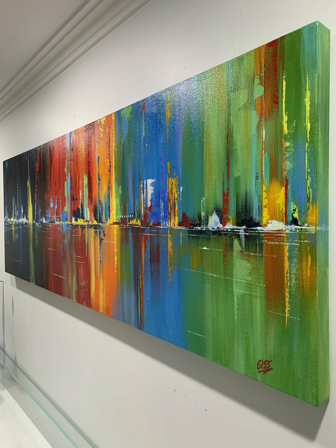 Cityscape by Tom Roso (2020) : Painting Acrylic on Canvas - Singulart