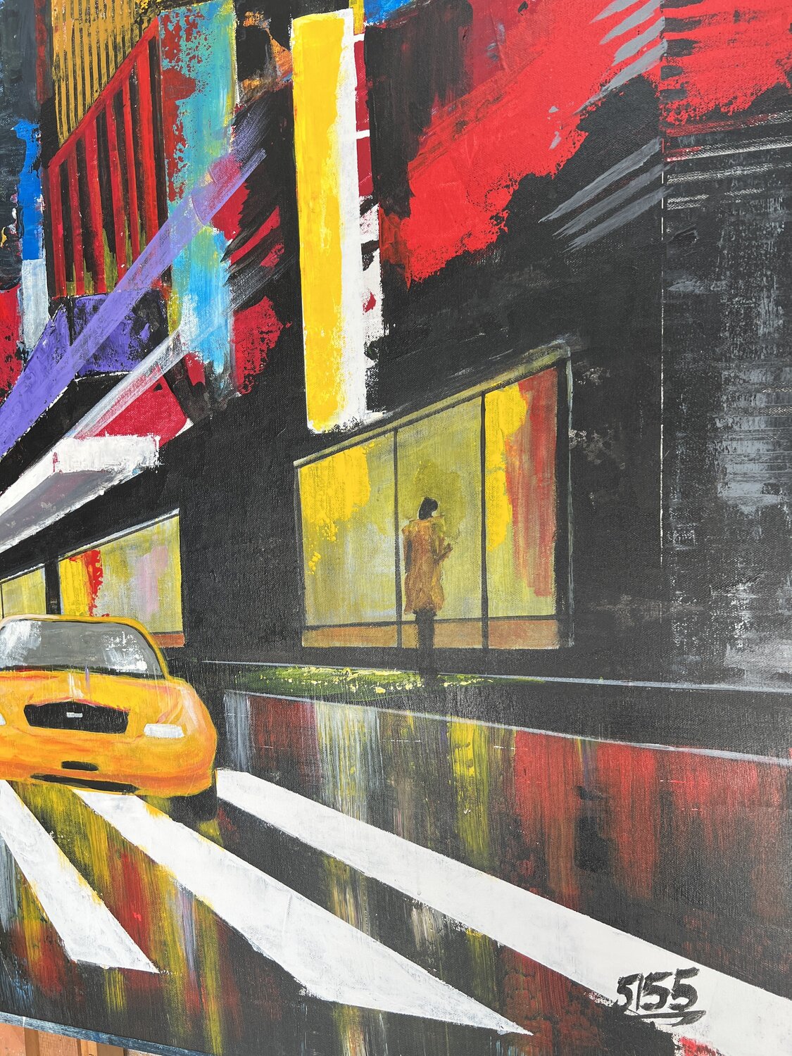 Ready for the Rush by Tom Roso (2023) : Painting Acrylic on Canvas ...