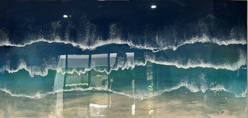 Beach Time by Tom Roso (2022) : Painting Resin on Canvas - SINGULART