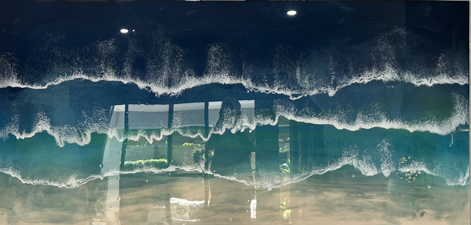 Beach Time by Tom Roso (2022) : Painting Resin on Canvas - SINGULART