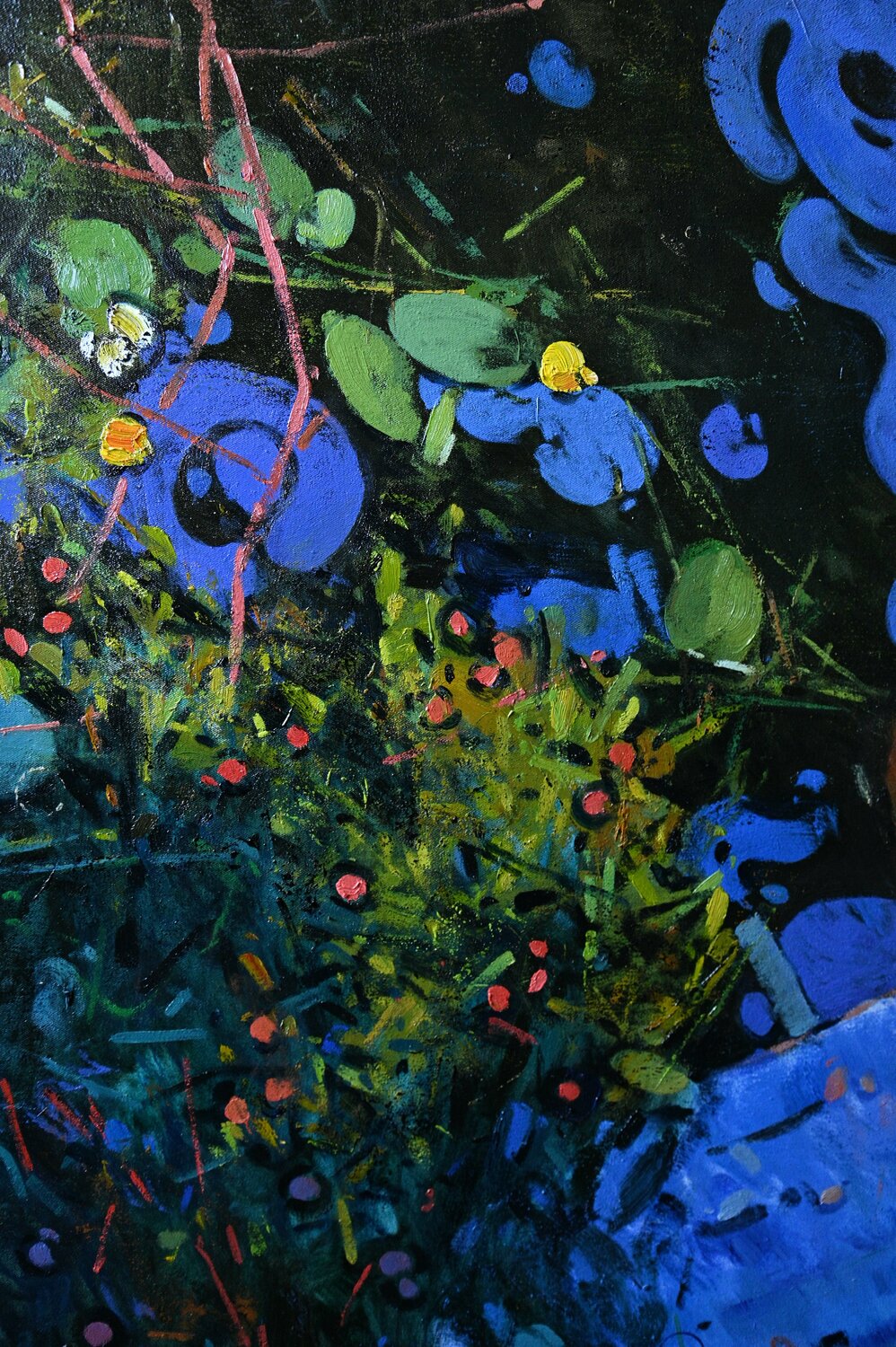 Lovers. Two on a bridge. (2nd edition) by Igor Shcherbakov (2021) : Painting Oil on Canvas ...