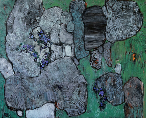 Lovers. Two on a bridge. (2nd edition) by Igor Shcherbakov (2021) : Painting Oil on Canvas ...