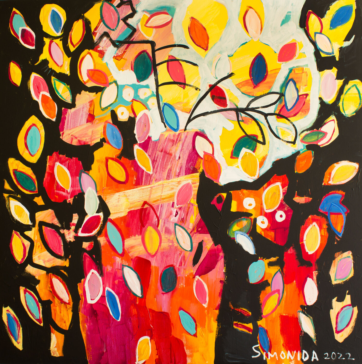 Extrovert Vase by Simonida Djordjevic (2022) : Painting Acrylic on ...