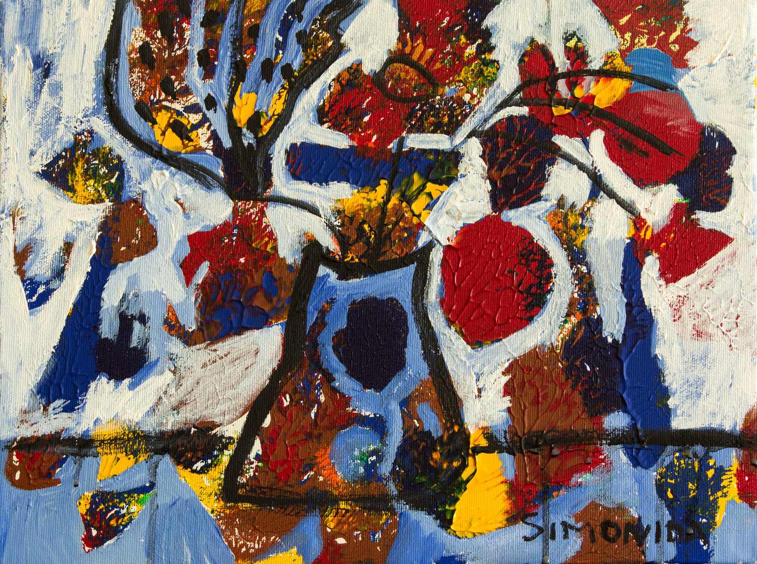 Still Life by Simonida Djordjevic (2023) : Painting Acrylic on Canvas ...