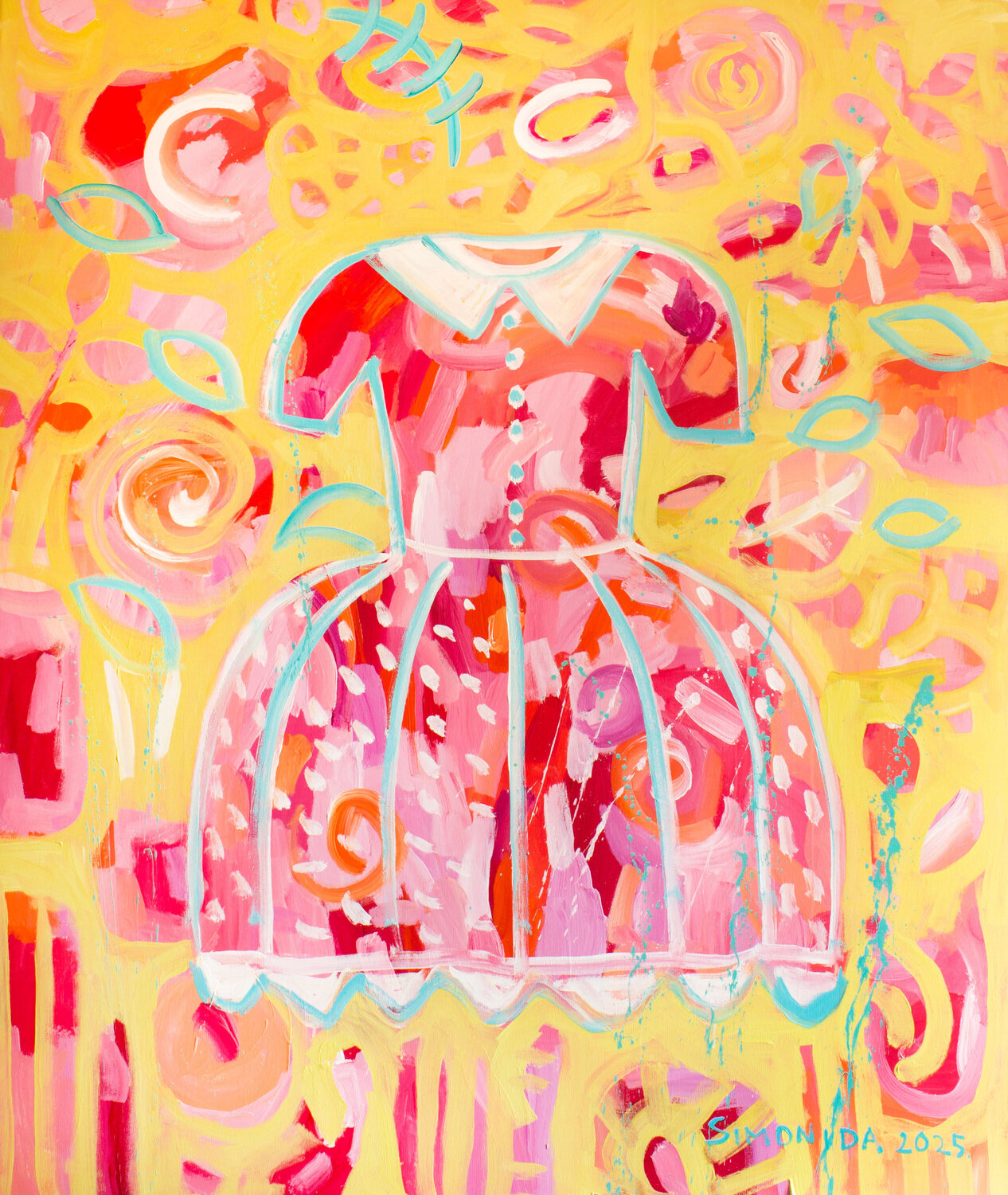 Alice's Dress by Simonida Djordjevic (2025) : Painting Acrylic on ...