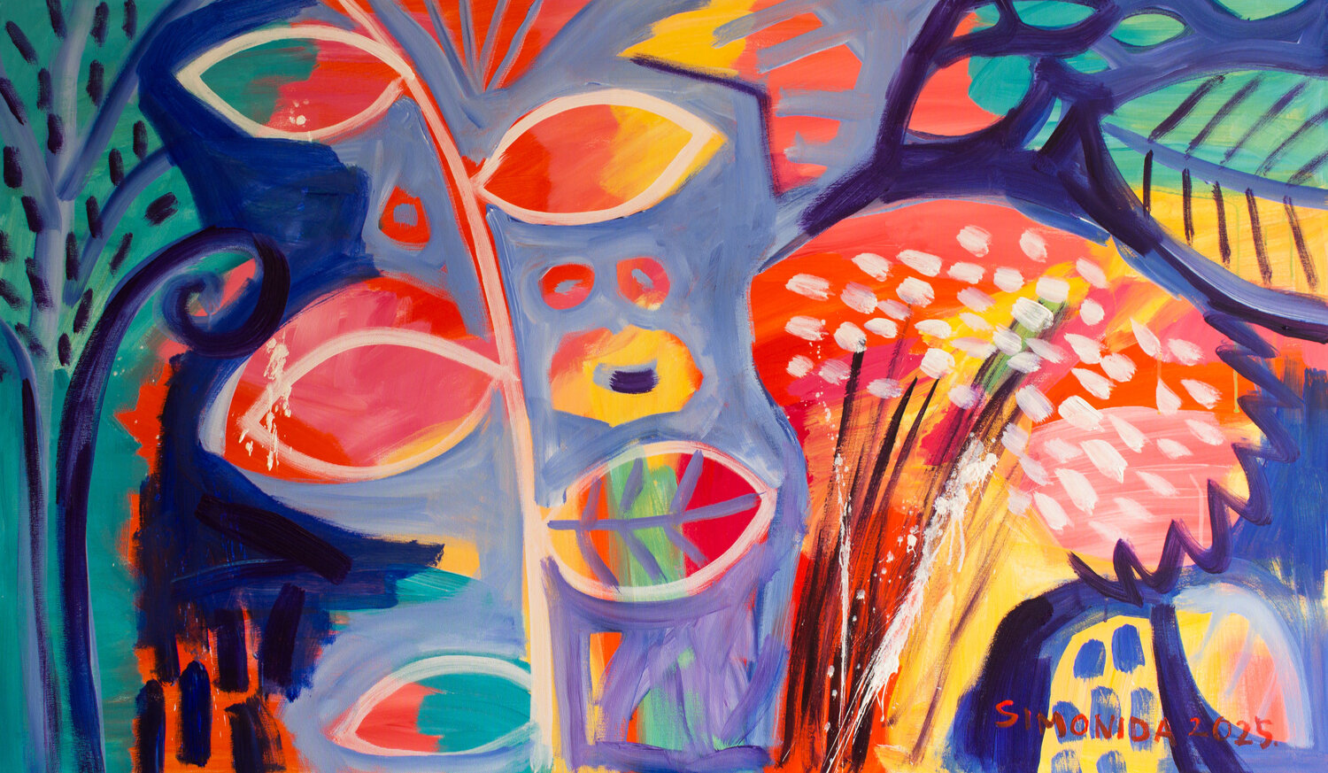 Summer Rhapsody by Simonida Djordjevic (2025) : Painting Acrylic on ...