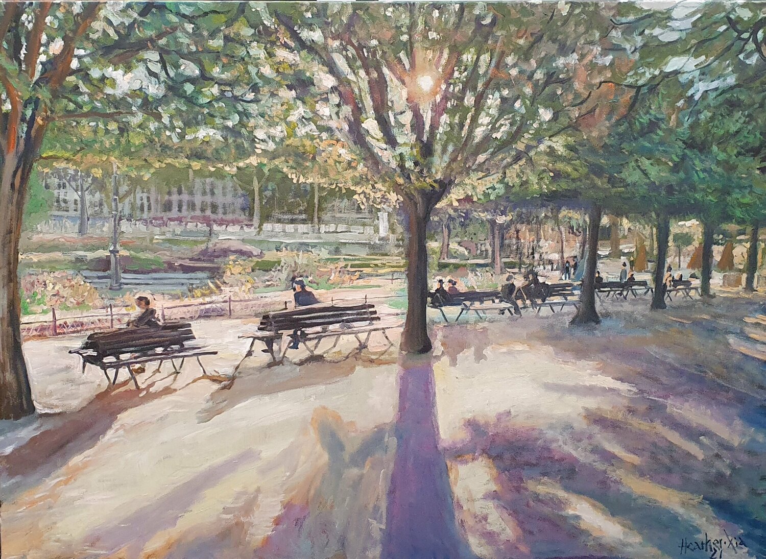 Paris Remembered I by Alan Heather-Xia (2021) : Painting Oil on Canvas ...