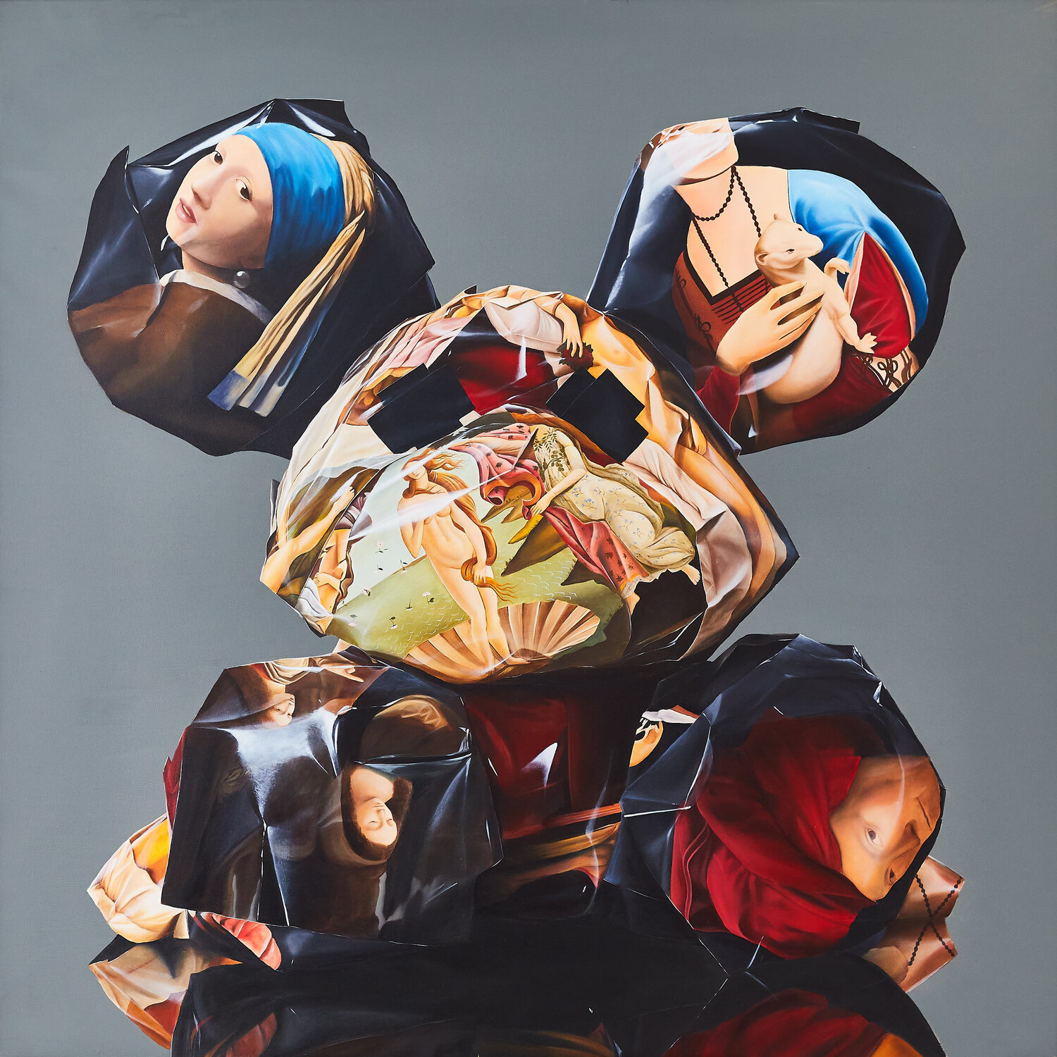 Renaissance mouse by Sergey Piskunov (2025) : Painting Oil on Canvas ...