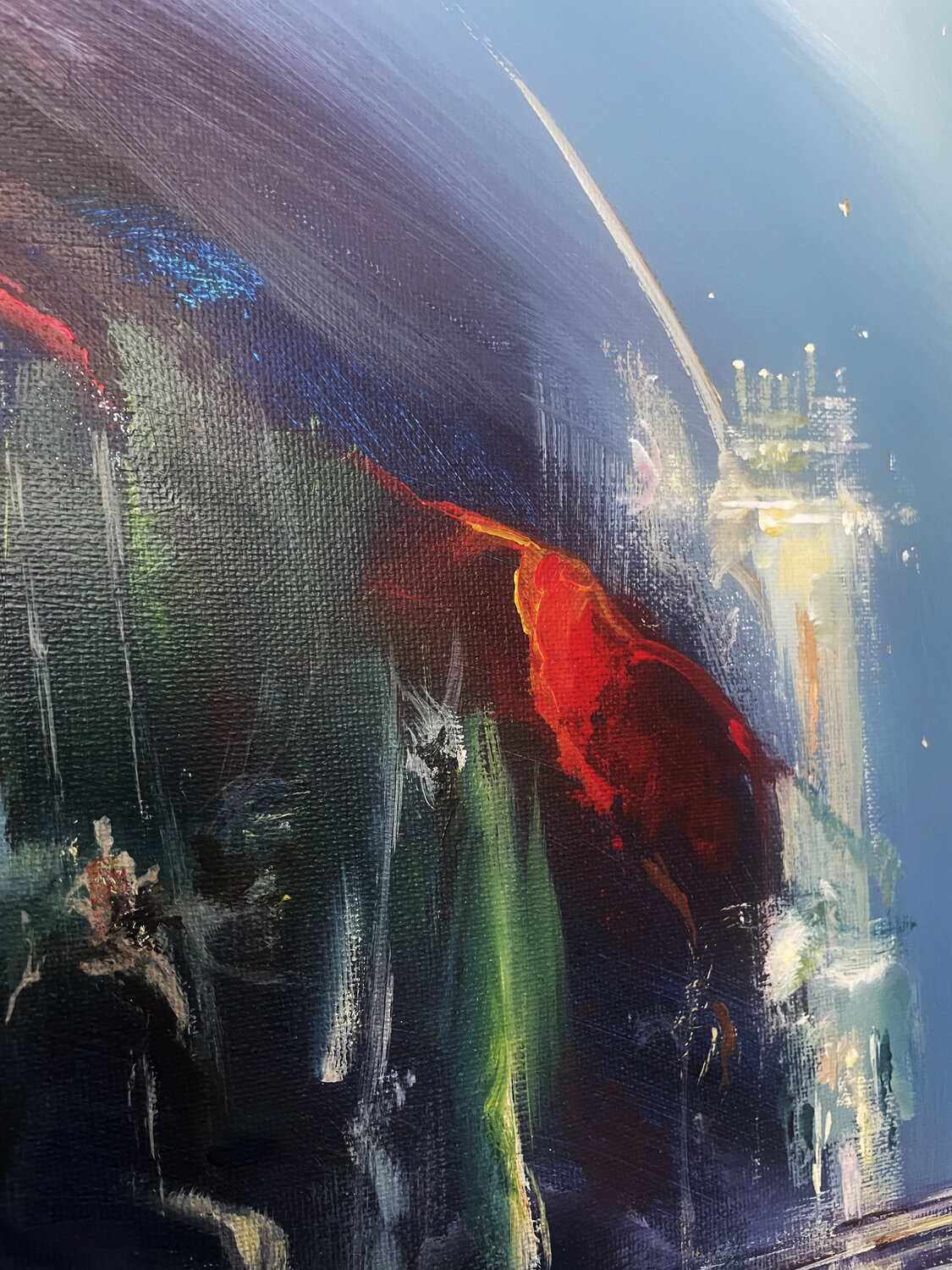 Die Kuppel von Robert Hettich (2024): Malerei Acryl auf Leinwand ...