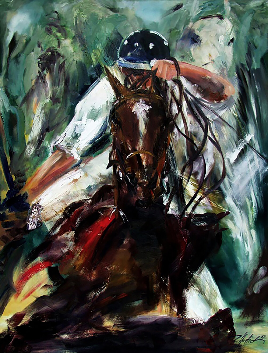 Im Griff by Robert Hettich (2007) : Painting Oil on Canvas - Singulart