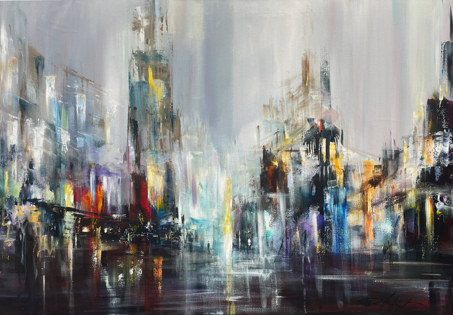 Hawk Painting Abstract