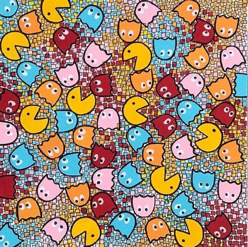 INSPIRATION 39 - PACMAN by Carol Zsolt (2022) : Painting Acrylic on ...