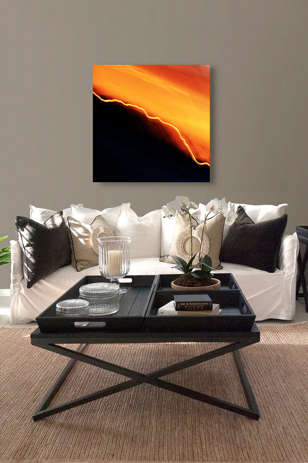 Golden Sunset by Bruce Peebles (2022) : Photography Digital on Canvas ...