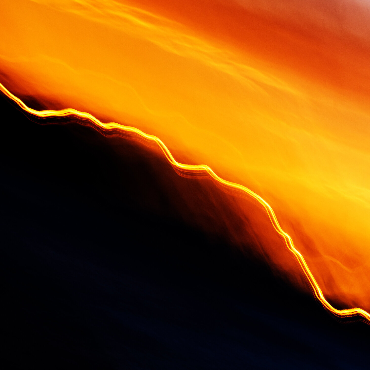 Golden Sunset by Bruce Peebles (2022) : Photography Digital on Canvas ...