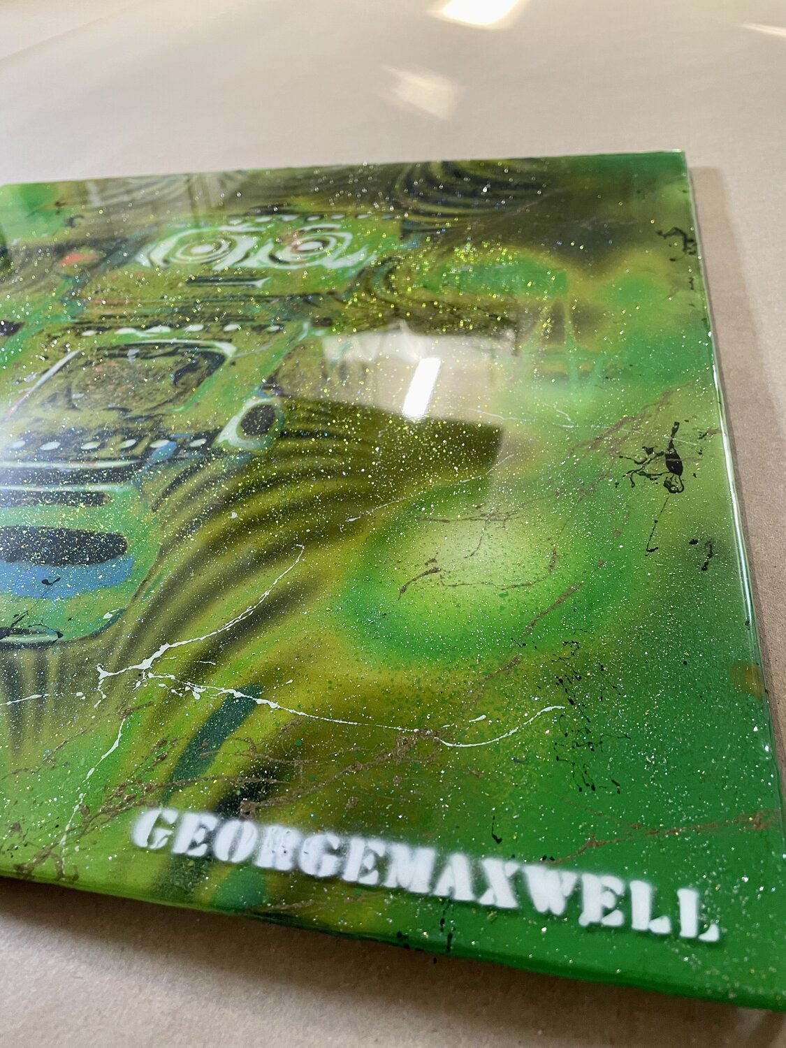 ROBO KID 34 by George Maxwell (2022) : Other Media Acrylic, Graffiti on Metal - Singulart