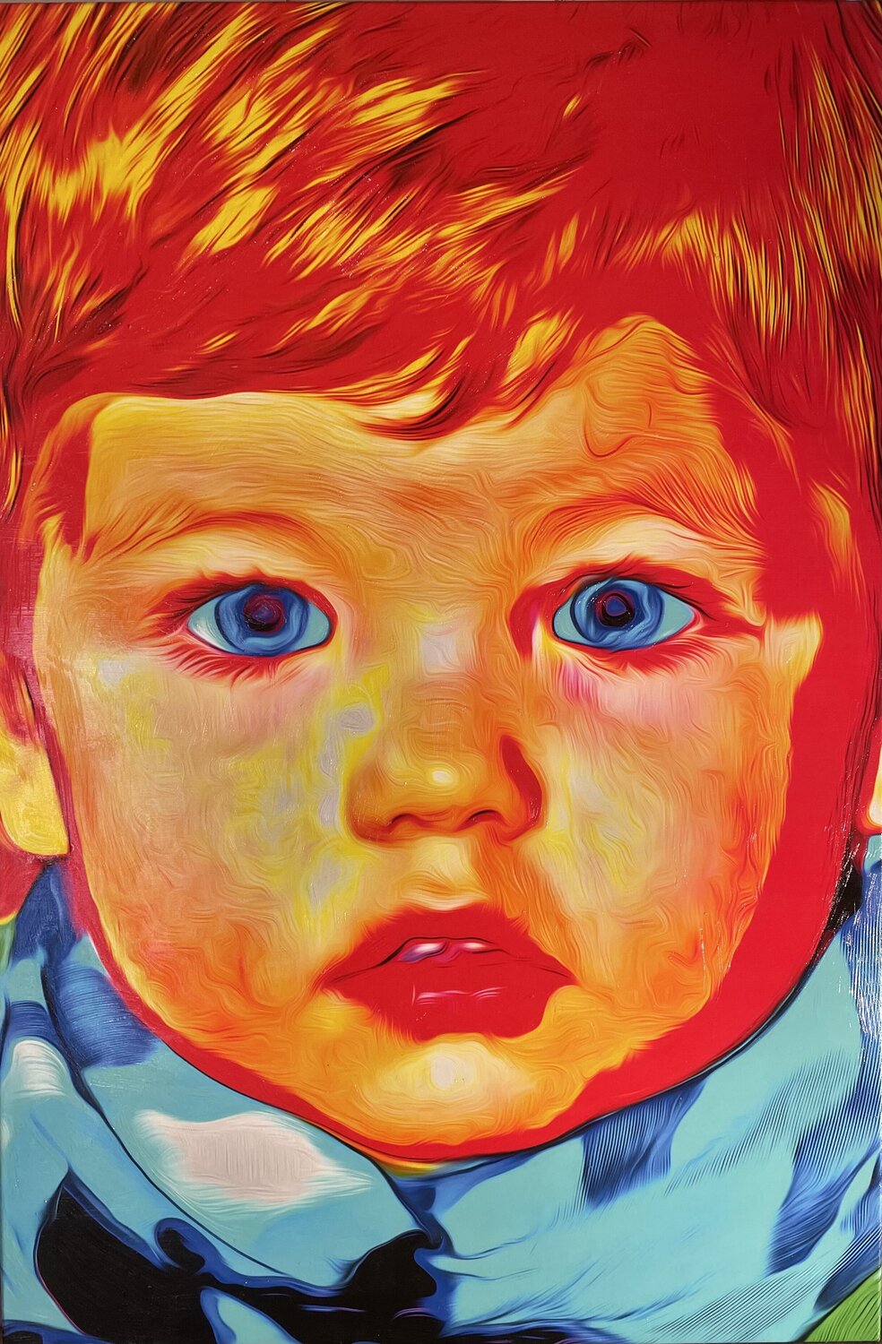 THE LITTLE BOY by George Maxwell (2016) : Other Media Acrylic, Graffiti ...