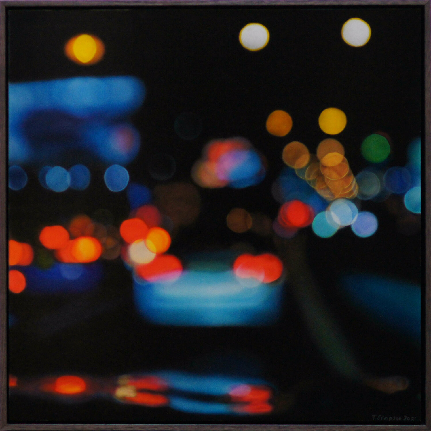 Caught in Traffic by Todd Simpson (2021) : Painting Acrylic, Spray ...