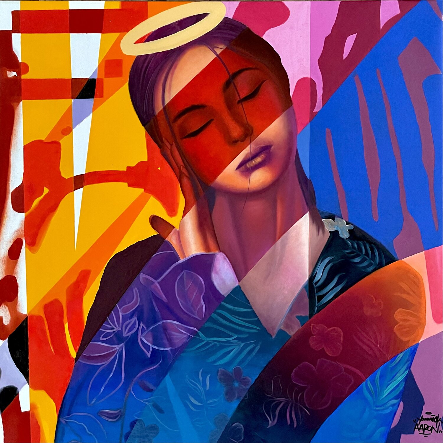 Lune by Yannick Aaron (2022) : Painting Oil on Canvas - SINGULART