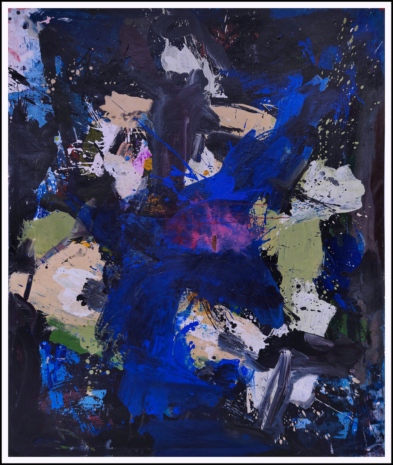 Poet'S Message by Costel Iarca (2018) : Painting Acrylic on Canvas ...