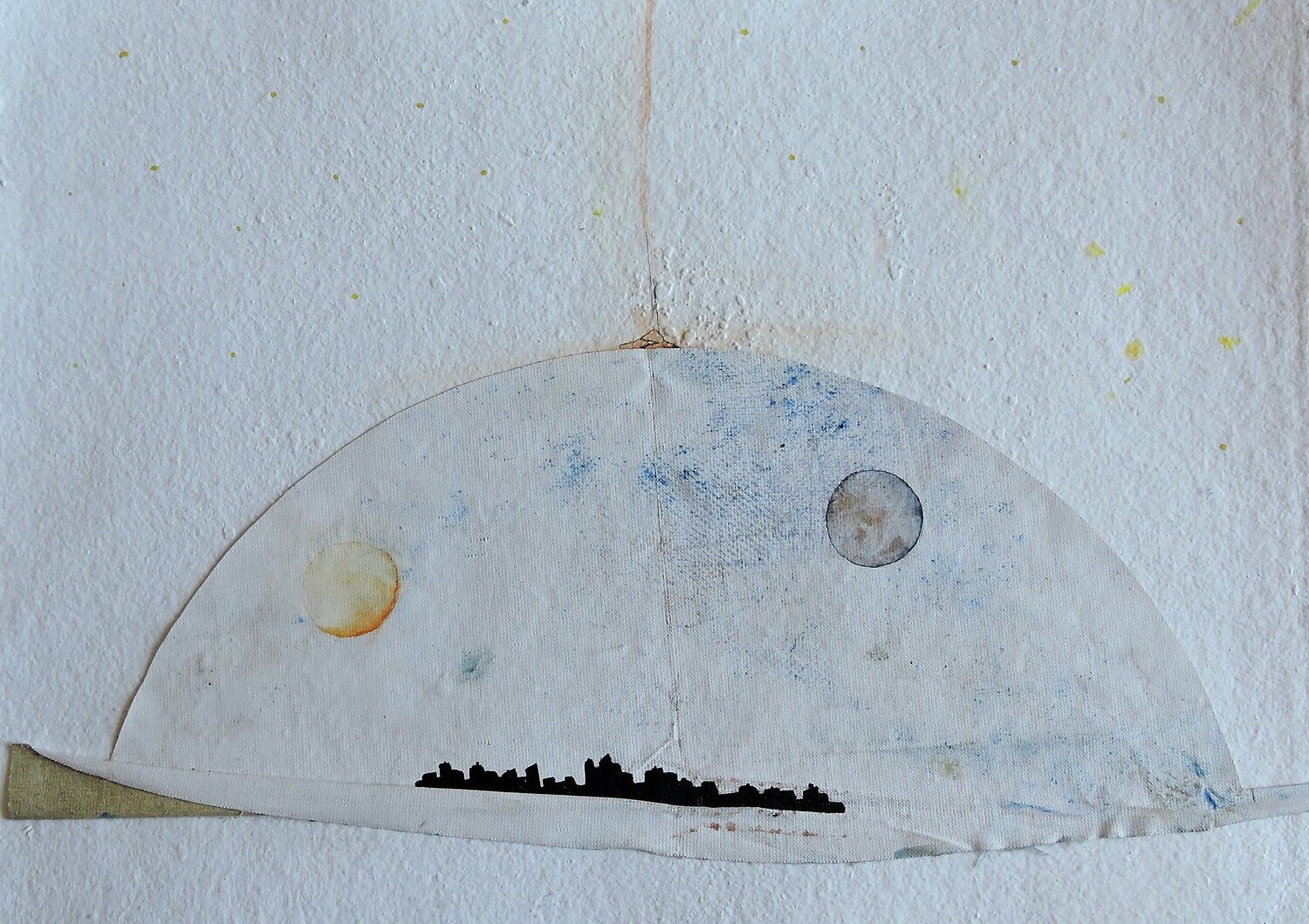 the bath by Siuro (2020) : Work on Paper Collage, Watercolor on Paper ...