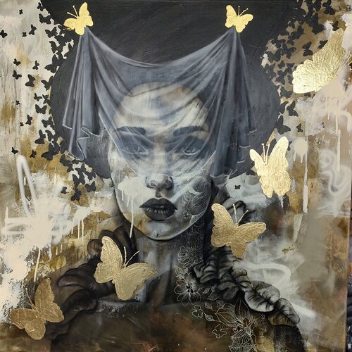 Unveiling Possibilities by Femke Kock (2023) : Painting Acrylic, Pastel ...