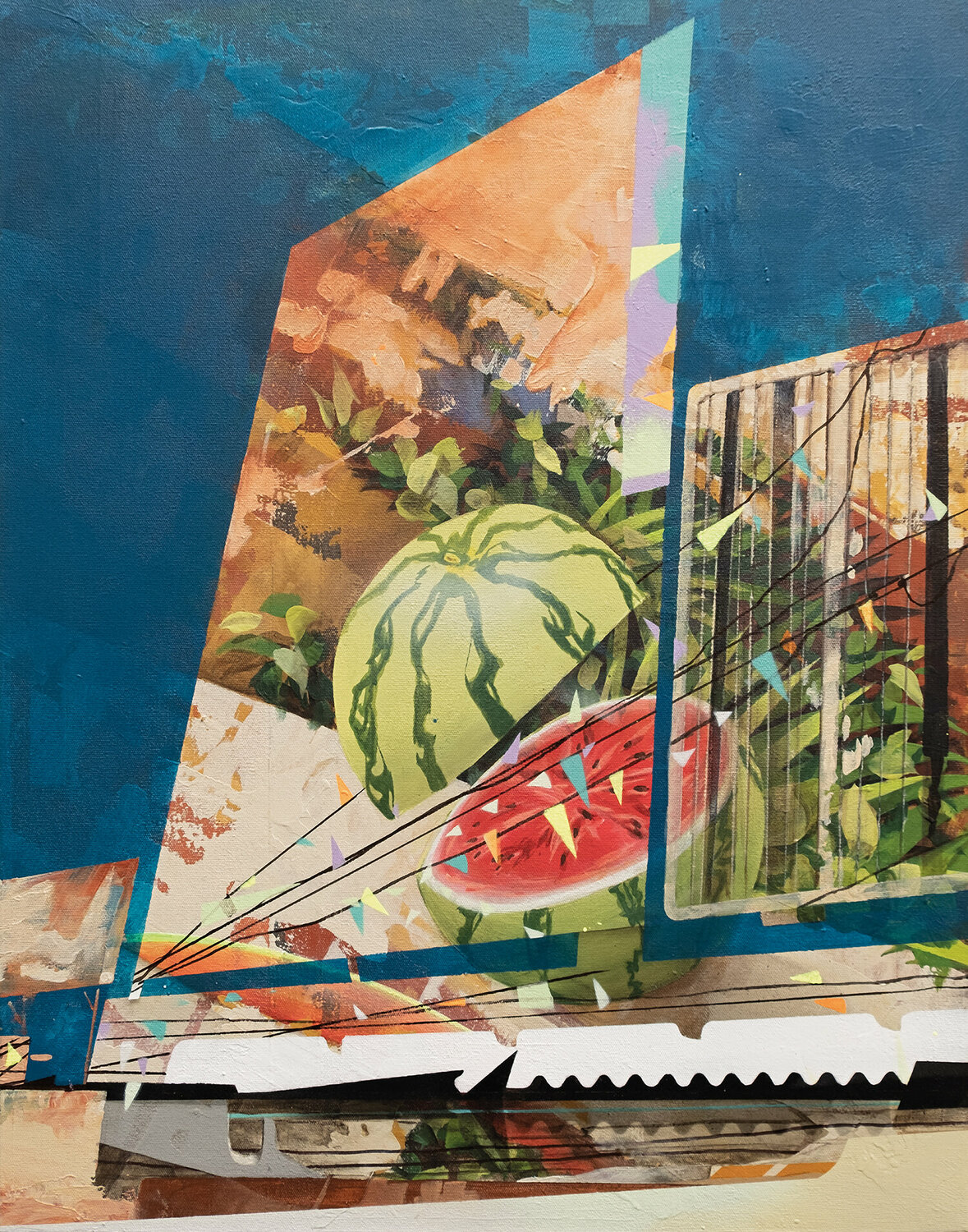 Shifted Architecture with Melone by Martin Fink (2020) : Painting ...