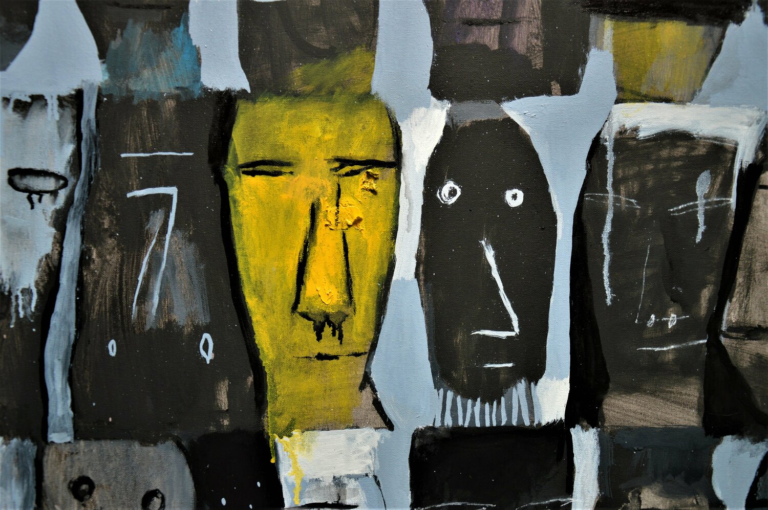 #2807 LAND OF STRANGERS by Charles Cham (2021) : Painting Oil on Canvas ...