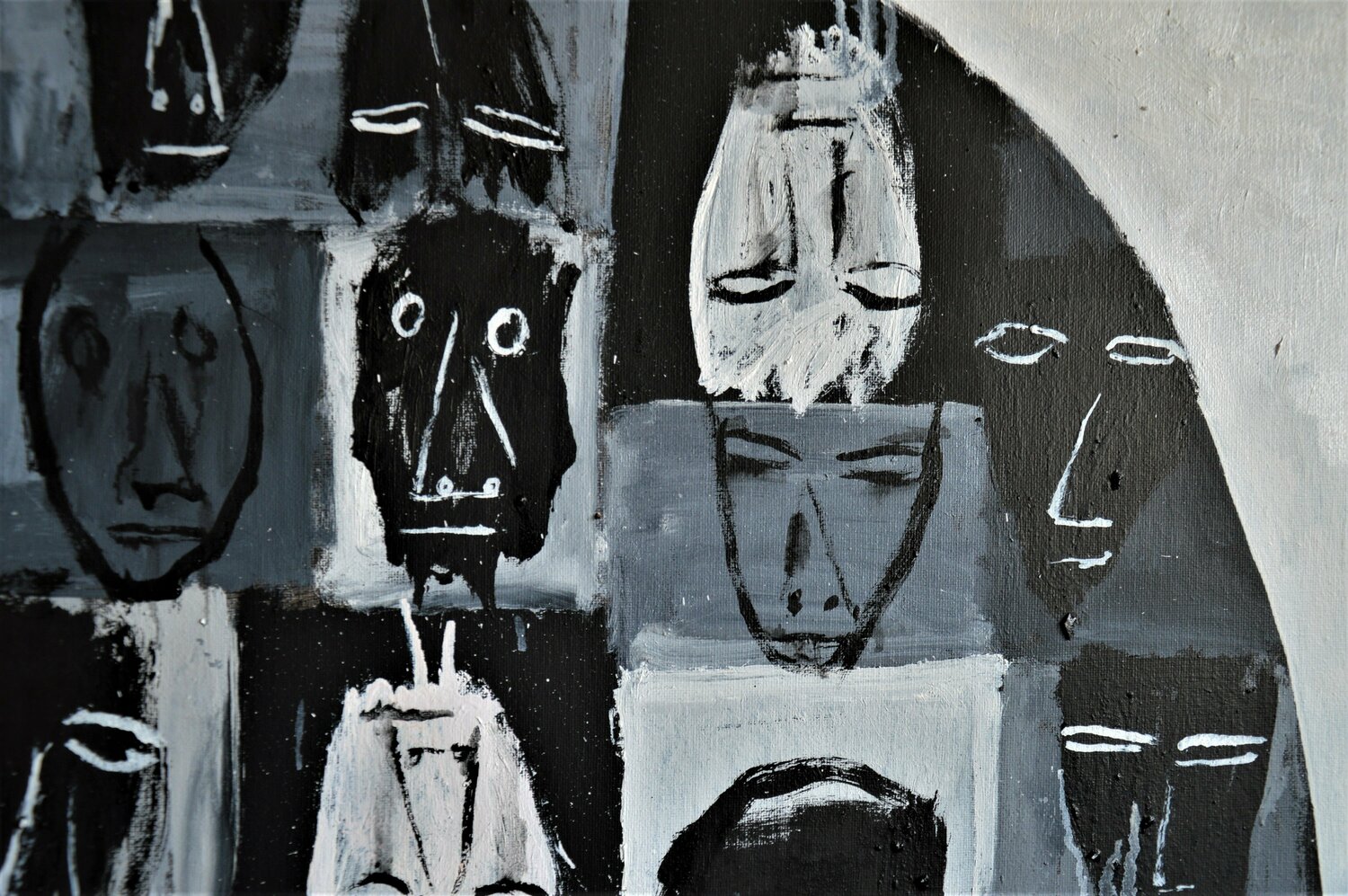 #2811 THE NEW WORLD II by Charles Cham (2021) : Painting Oil on Canvas ...