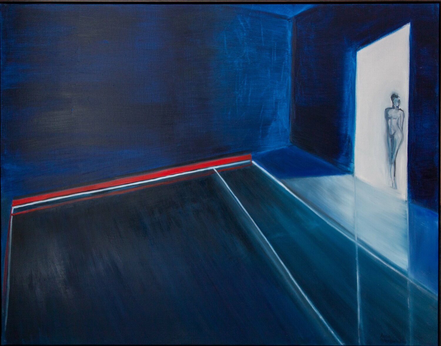 Pool Room by Anna Peter Breton (2019) : Painting Oil on Linen - Singulart