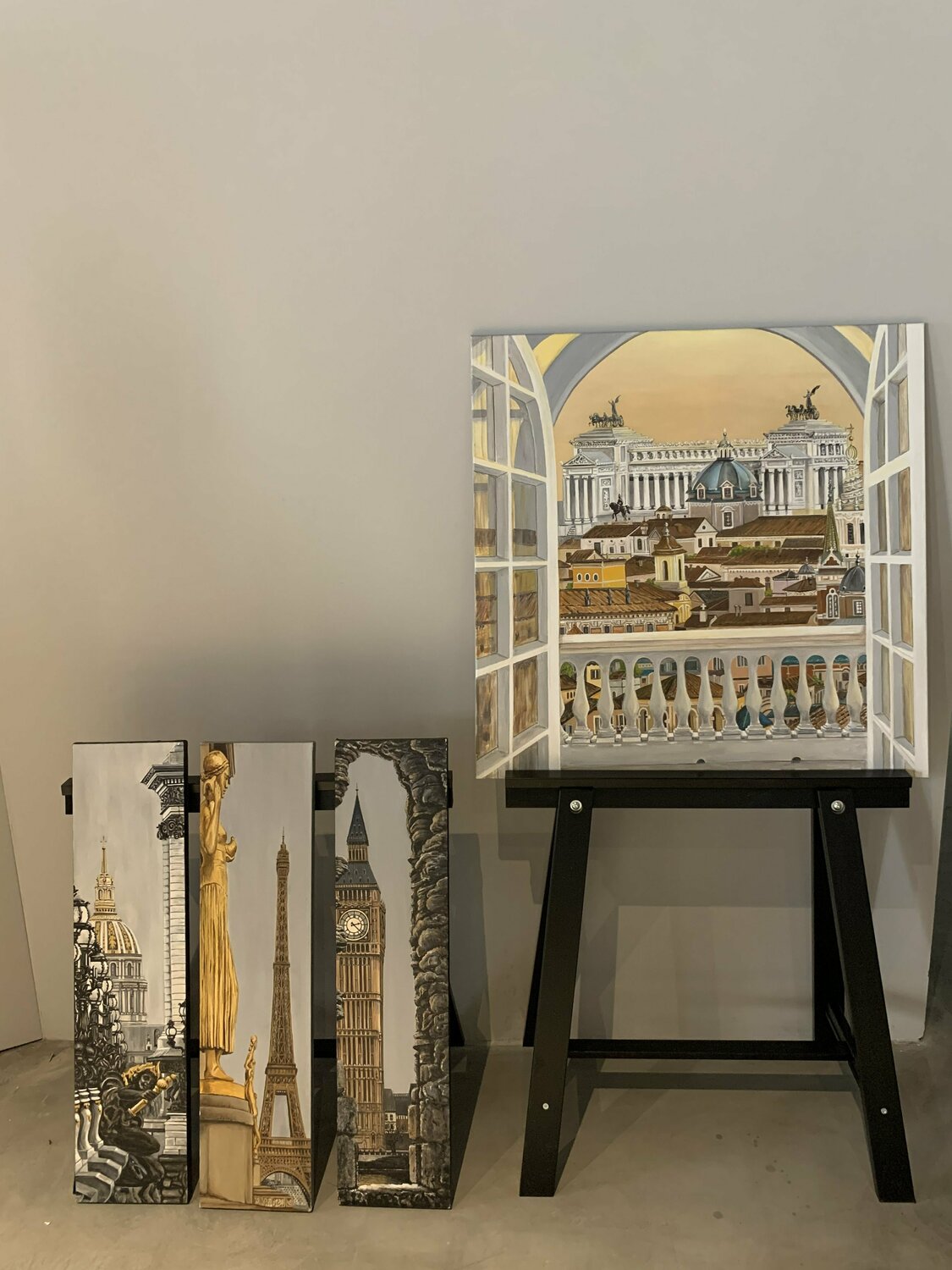 Rome by Anna Koval (2020) : Painting Acrylic, Oil on Canvas - Singulart