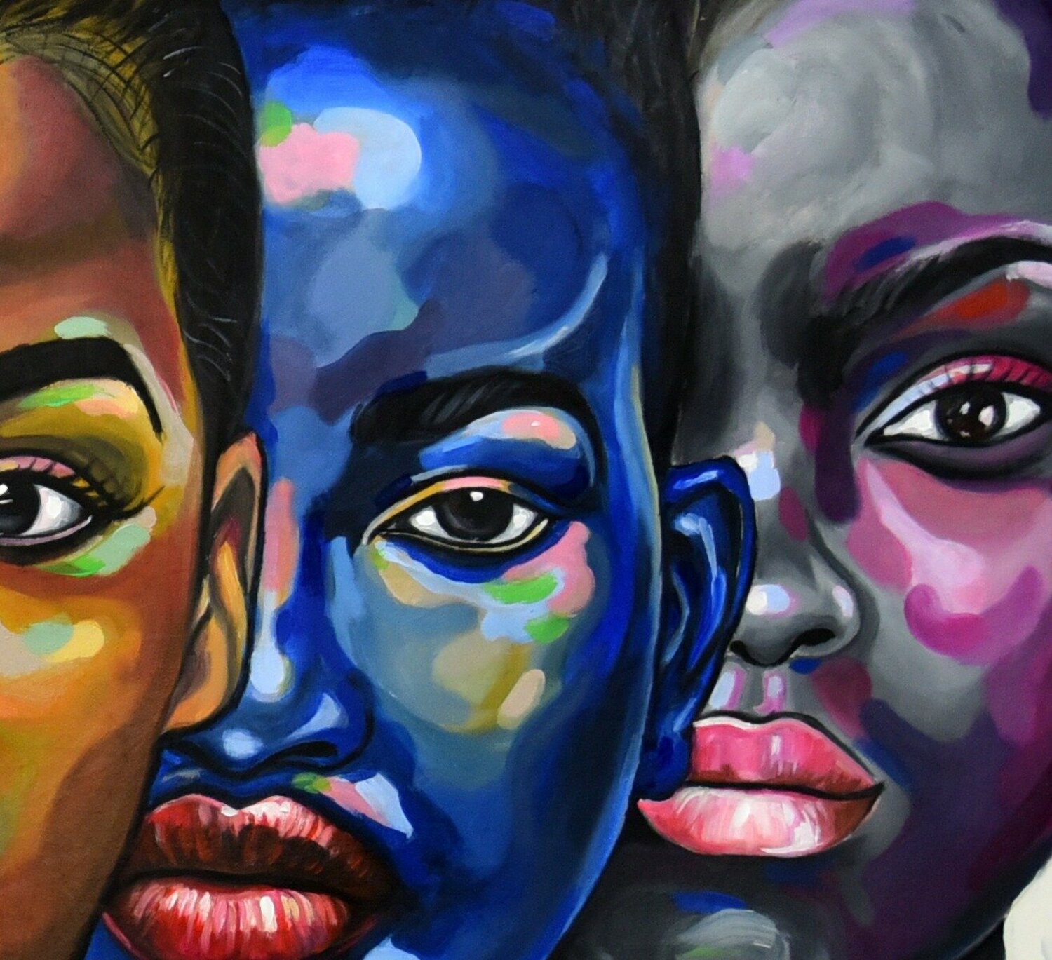 Strength in Diversity 2 by Damola Ayegbayo (2020) : Painting Acrylic on ...