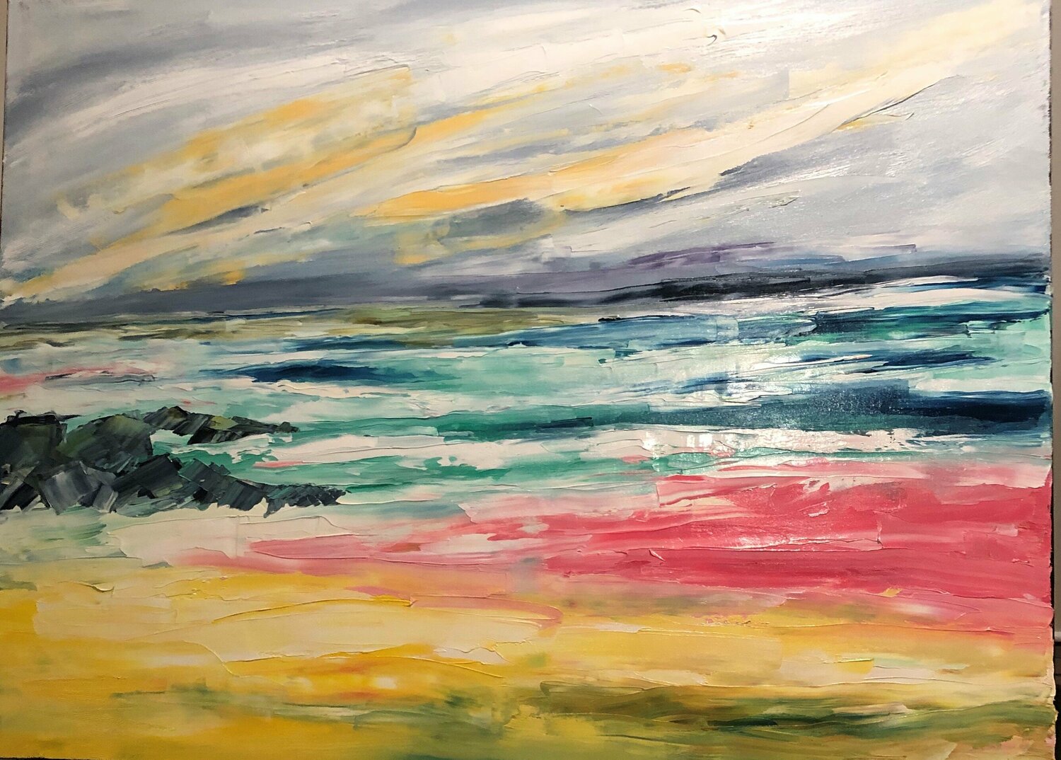 Byron Bay, Just Chillin by Lisa Ingerson (2020) : Painting Oil on ...